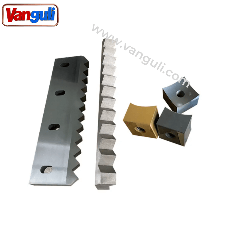 Single-Shaft Plastic Shredder Blades - Nanjing Vanguli Blades Factory